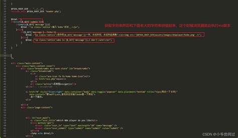 渗透测试[xss脚本攻击] 网页渗透代码 csdn博客