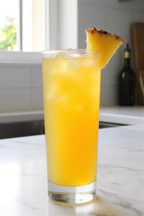 Pineapple Orange Mocktail Tropical Sunshine Sip