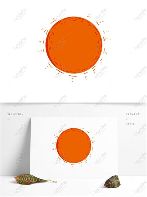 붉은 여름 정오 뜨거운 태양 상업 요소 수 있습니다 일러스트 Png 및 벡터 이미지 무료 다운로드 Lovepik