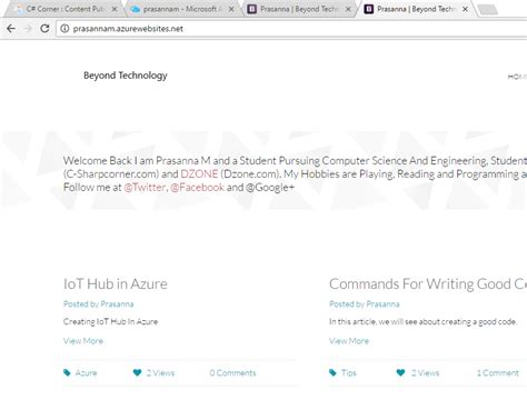 Configuring A Custom Domain Name In Azure Web App