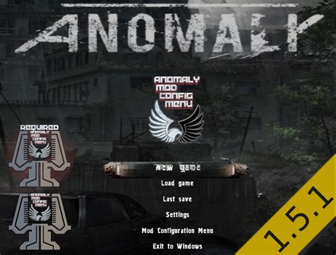Anomaly Mod Configuration Menu Aka Amcm And Mcm Anomaly 151152