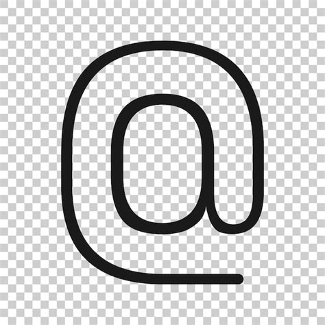 Premium Vector Email Message Icon In Flat Style Mail Document Vector