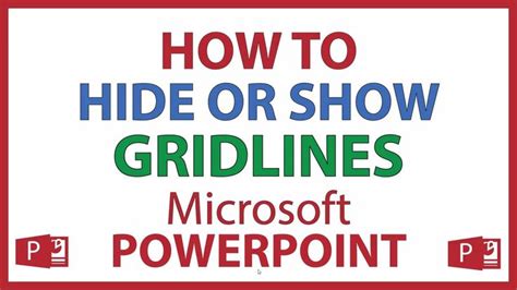 Microsoft Powerpoint How To Show Or Hide The Gridlines In Powerpoint