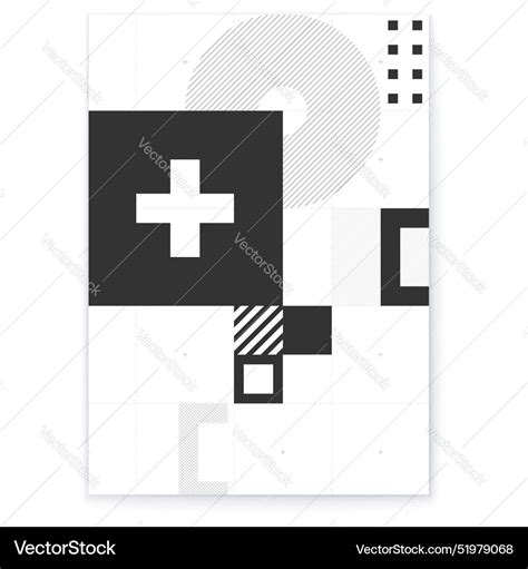 Abstract Data Visualization Poster Design Vector Image