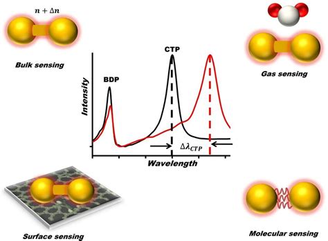 Illustration Of Sensing Principles Based Charge Transfer Plasmon