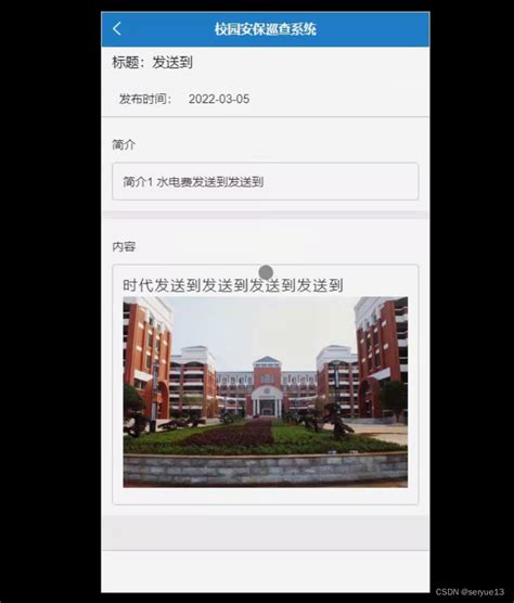 Java校园安保巡查系统毕设源码mysqllwjava 巡库系统设计 Csdn博客