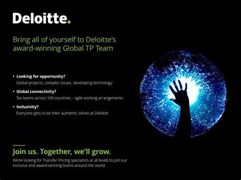 Mark Wilkie On Linkedin Deloitte Transferpricing Talent Recruitment
