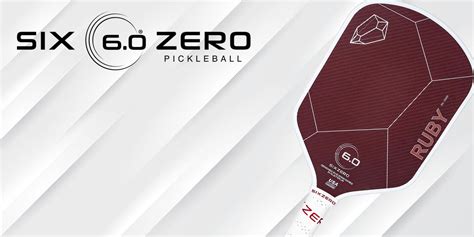 Six Zero Ruby 16mm Pickleball Paddle Pickleball Nation