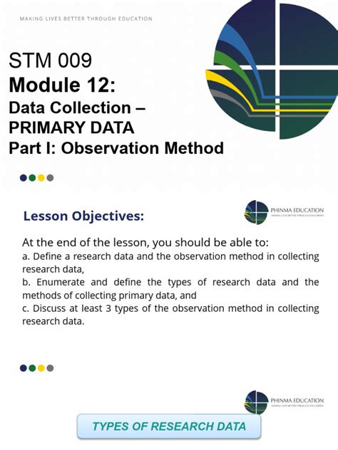 Stm 009 Module 12 Pdf Data Observation