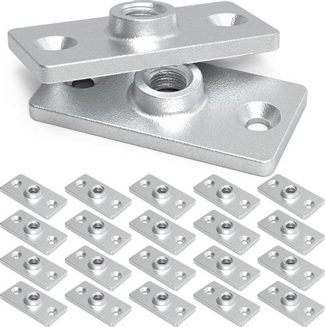 Fixirons 20 Pcs Ceiling Flange Hangers For 38 In Threaded Rod Diy