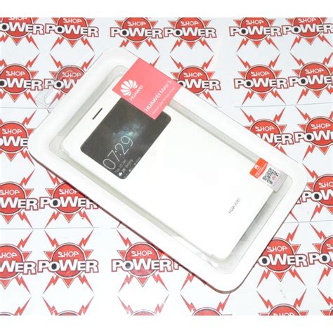 Huawei Custodia Originale Flip Cover Mate S White