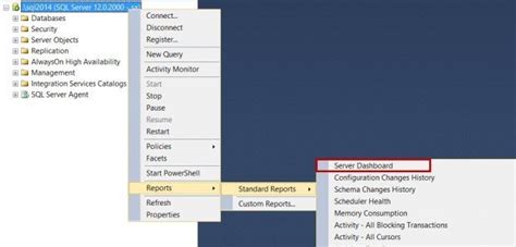 Sql Server Ssms Server Dashboard Report Sql Authority With Pinal Dave