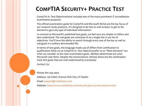 Ppt Comptia Security Practice Test Powerpoint Presentation Free Download Id 11497100