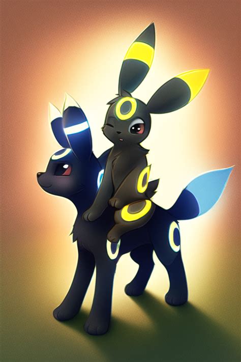 Ai Umbreon Riding Umbreon By Bigstrongbear89 On Deviantart