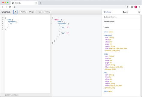 Graphql Endpoint With No Query String No Longer Works In Directus 900 Rc54 Through 900 Rc