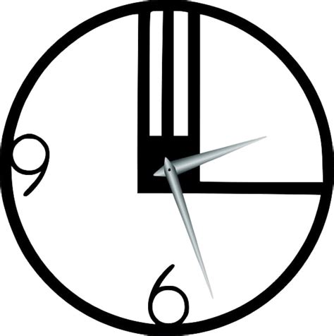 Laser Cut Round Modern Wall Clock Free Vector File For Laser Cutting Vectors File