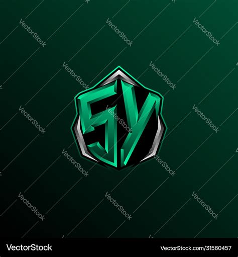 Initial Sd Logo Design Royalty Free Vector Image
