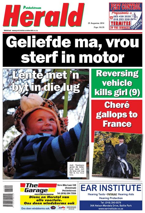 Potchefstroom Herald 29 Aug 2014 By Potchefstroomherald Issuu