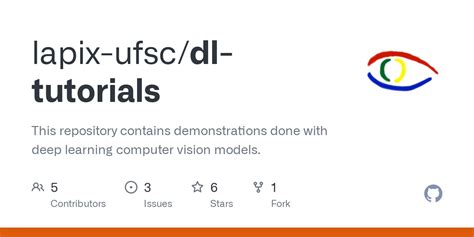 Github Lapix Ufsc Dl Tutorials This Repository Contains
