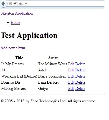 Zend Framework Skeleton Application Not Showing Properly Stack Overflow