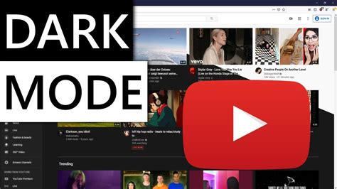 Youtube Dark Mode Pc Chrome Windows 10 Turn On And Off 2020 Youtube