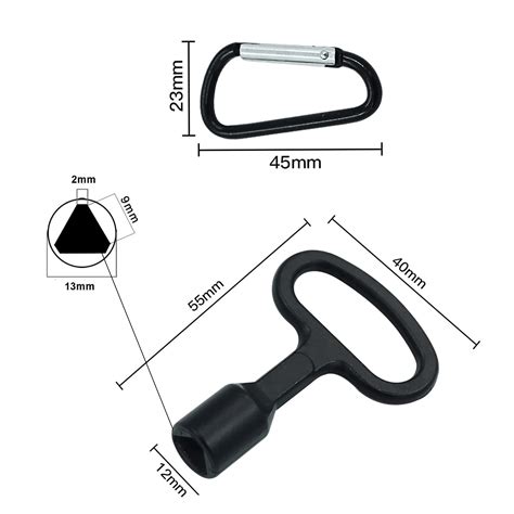 Srup Set Of 4 9 Mm Metal Triangle Keys Triangle Key With Buckle