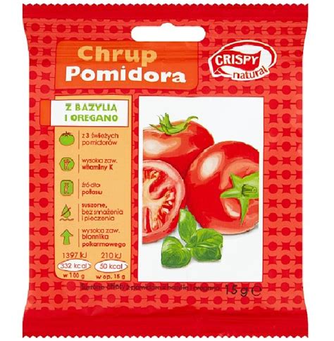 Chrup Pomidora Cripsy Natural 18 G Dobre Ceny Polski Sklepik Smakosz