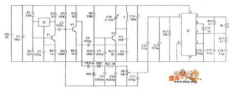Metal Detector Circuit Diagram 1 Basic Circuit Circuit Diagram SeekIC Com