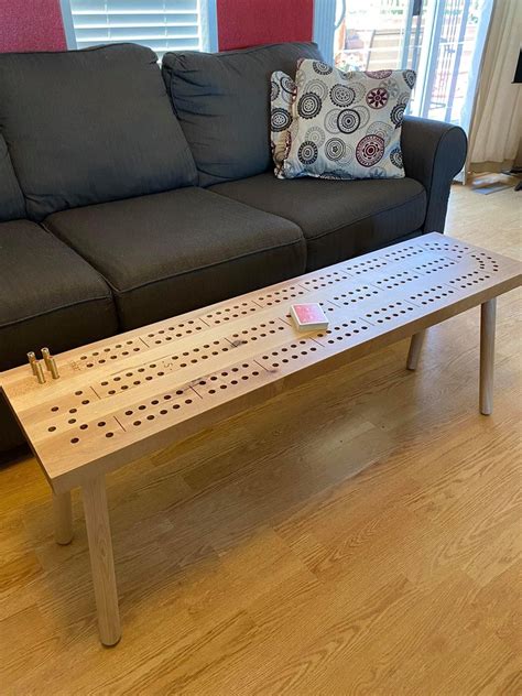 Big Cribbage Board With Rifle Shell Pegs Etsy