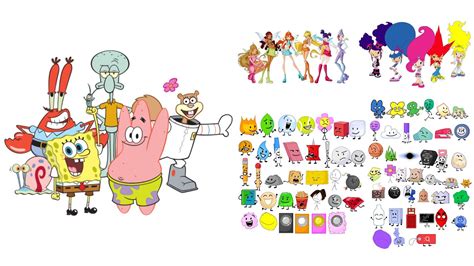 Spongebob And His Friends Meets The Winx Club Trollz And Bfdi