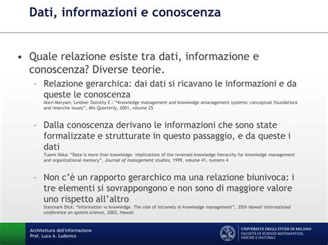 Ppt Dati E Metadati Powerpoint Presentation Free Download Id3612305