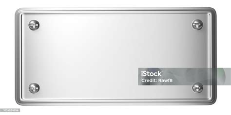 흰색 바탕에 절연 볼트와 금속 강철 플레이트 3 차원 일러스트 레이 션 장례 명판에 대한 스톡 사진 및 기타 이미지 장례