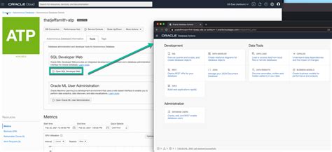 Launching Sql Developer Web From Your Oracle Autonomous Cloud Service
