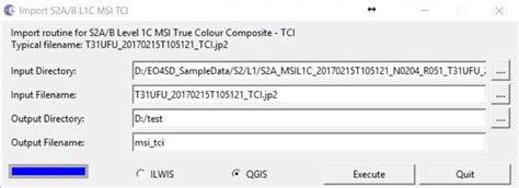 B The Sentinel Eo4sd Toolbox Sub Menu Download Scientific Diagram
