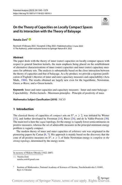 On The Theory Of Capacities On Locally Compact Spaces And Its Interaction With The Theory Of