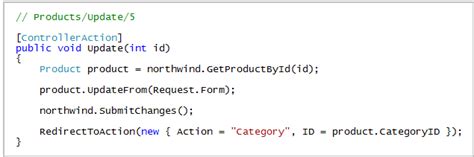 Scottgus Blog Aspnet Mvc Framework Part 4 Handling Form Edit And