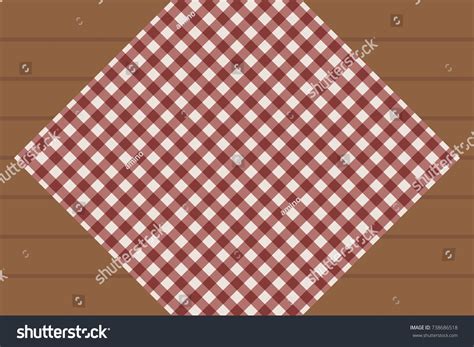 Maroon Gingham Pattern Texture Rhombussquares Plaid Stock Vector
