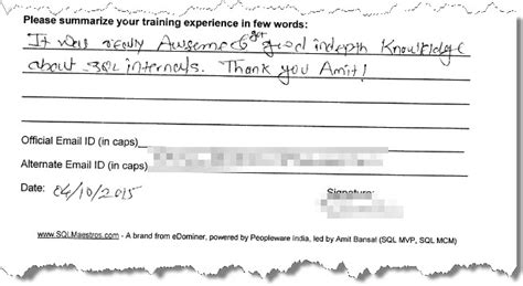 Sql Server Performance Tuning Master Class Hyderabad April 2015