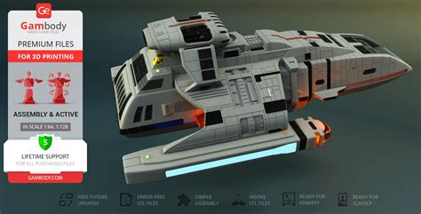 Danube Class Runabout Stl Files For 3d Printing Gambody