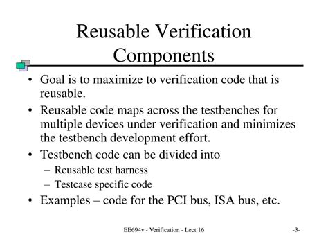 ppt lect 16 architecting testbenches powerpoint presentation free download id 6218450