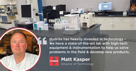 Hydrites In House State Of The Art Technical Center Focuses On New Product Development And