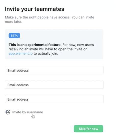 Improve Discoverability Of Invite By Username In Private Space Creation · Issue 18772 · Element