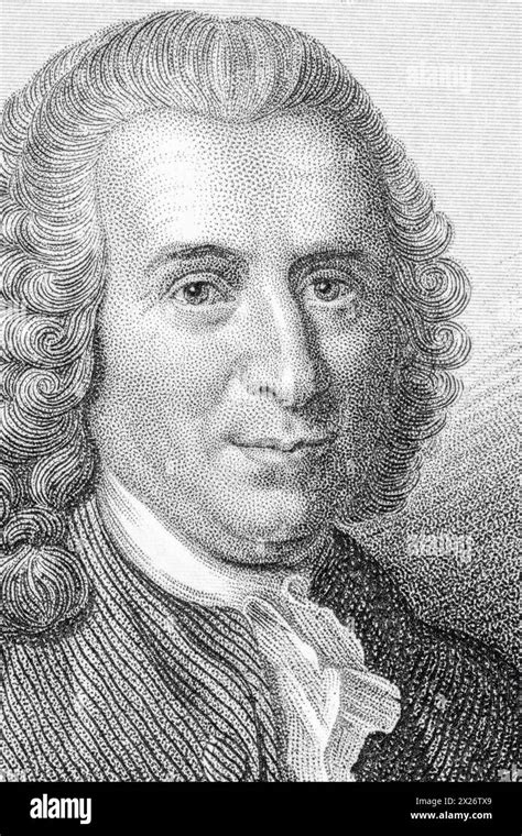 Monochrome Portrait Of Carl Linnaeus Carolus Linnæus 1707 1778 The