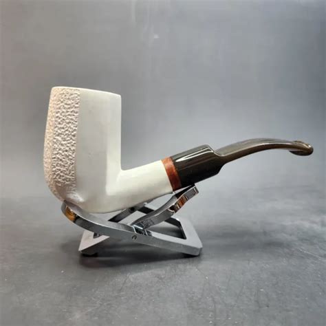 Mbsd Meerschaum Deluxe Stacked Panel Block Meerschaum Pipe