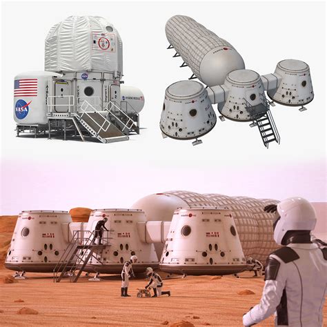 Mars Base 3d Model 149 Max Unknown Obj Fbx Free3d