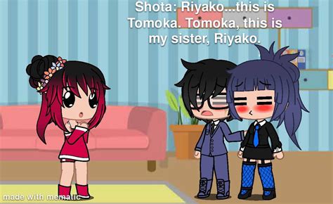 Shota Introducing Tomoka To His Sister By Thunderbolt04 On Deviantart