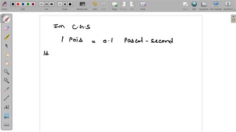 Commonly Used Units Of Viscosity Are Poise P Centipoise Cp And
