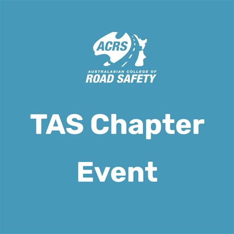 TAS Chapter People Place And Road Safety SOLD OUT Australasian College Of Road Safety