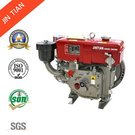 China Small 4 Stroke Water Cooled Single Cylinder Diesel Engine With