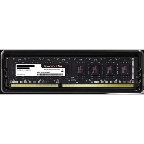 Memory Ram Team Elite 4gb Ddr3 Pc3 12800 1600mhz 1 5v Longdimm For Pc Komputer Ted34g1600c11bk